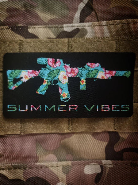 SUMMER VIBES" WOVEN PATCH – S4 Supplies